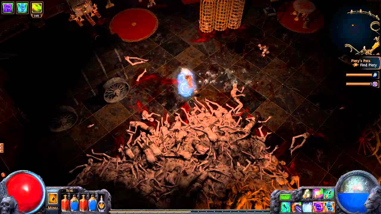 Path of Exile - Piety boss battle - test - YouTube