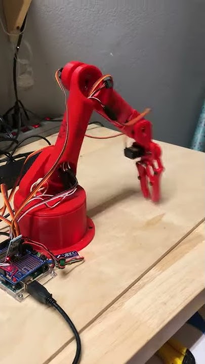 5DOF Arm Interpolation demo - YouTube