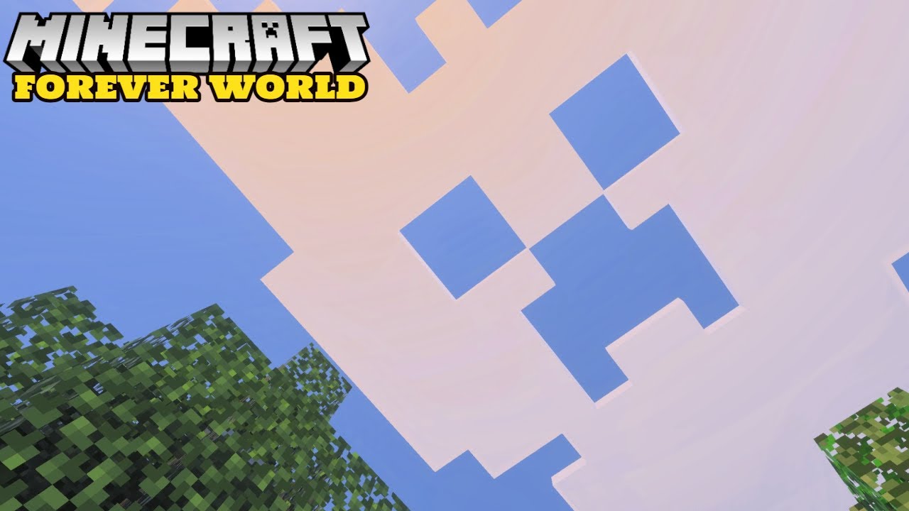 Finding A Creeper Cloud In My Forever World - Minecraft Survival ...