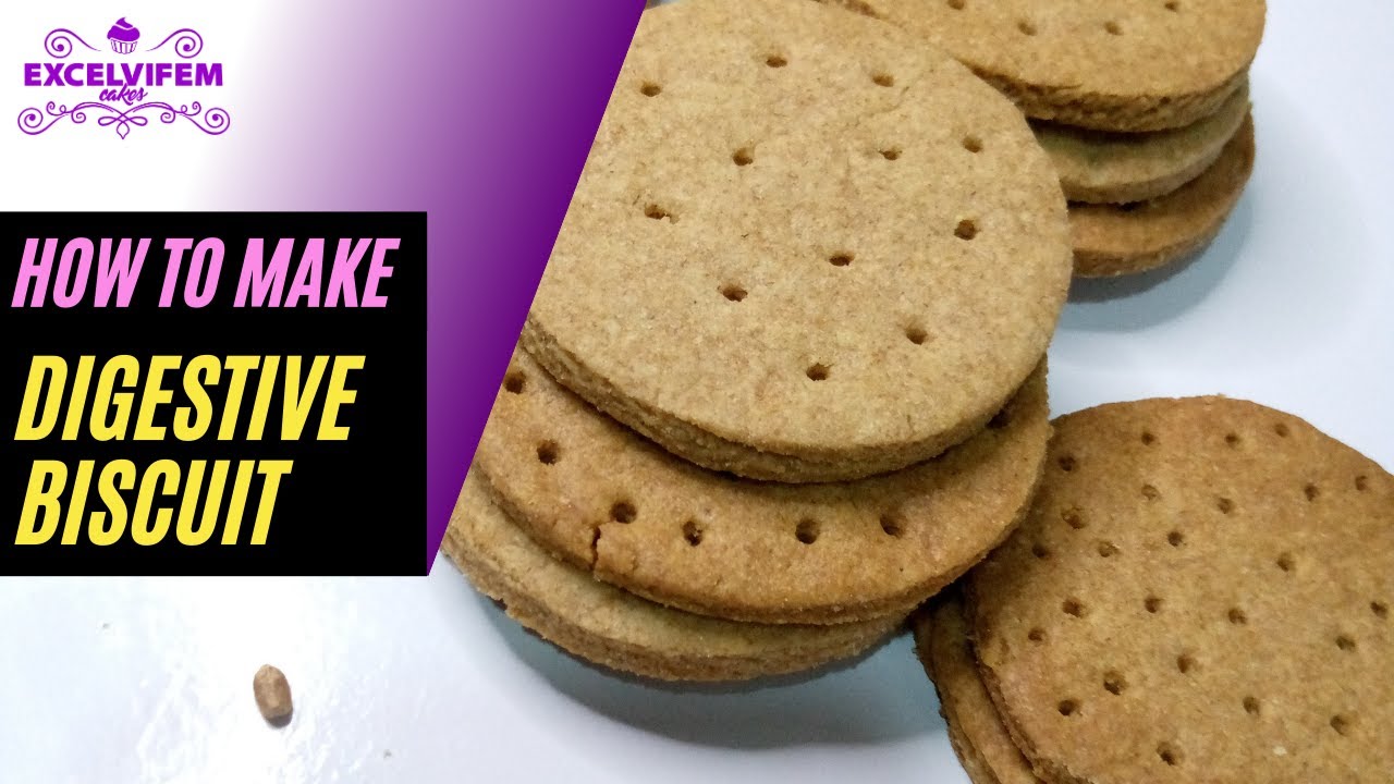 How to make DIGESTIVE BISCUIT | homemade biscuits - YouTube