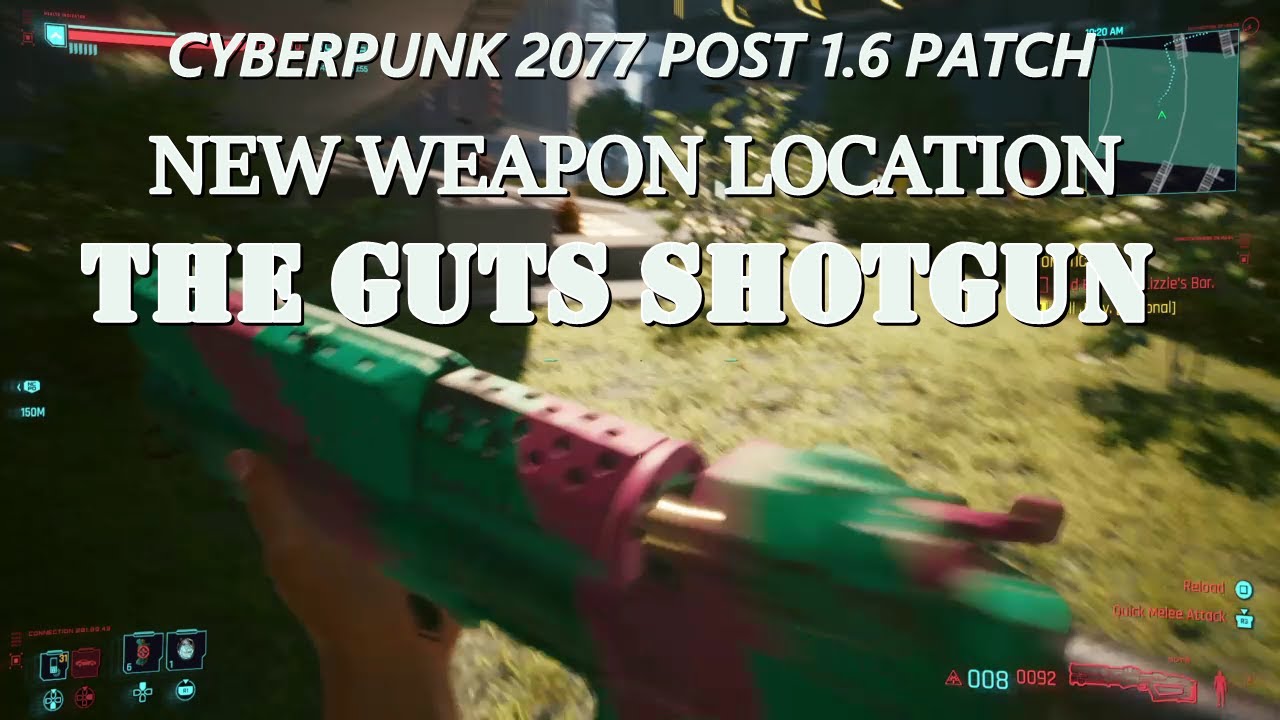Cyberpunk 2077 , Post .6 Patch , New Weapons Locations , The Guts ...