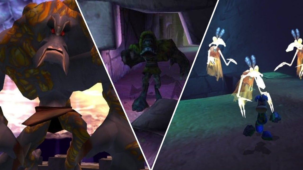 Most scary moments in Rayman 3 - YouTube