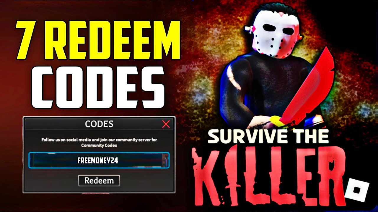 *NEW* ALL WORKING CODES FOR SURVIVE THE KILLER CODES! ROBLOX SURVIVE ...