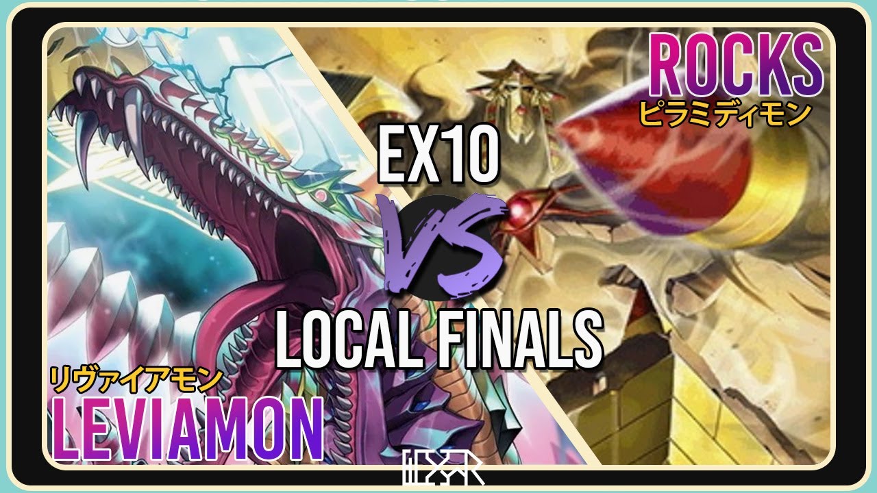 Pyramidimon vs Leviamon [Digimon TCG EX10 Local Match] Match Commentary ...