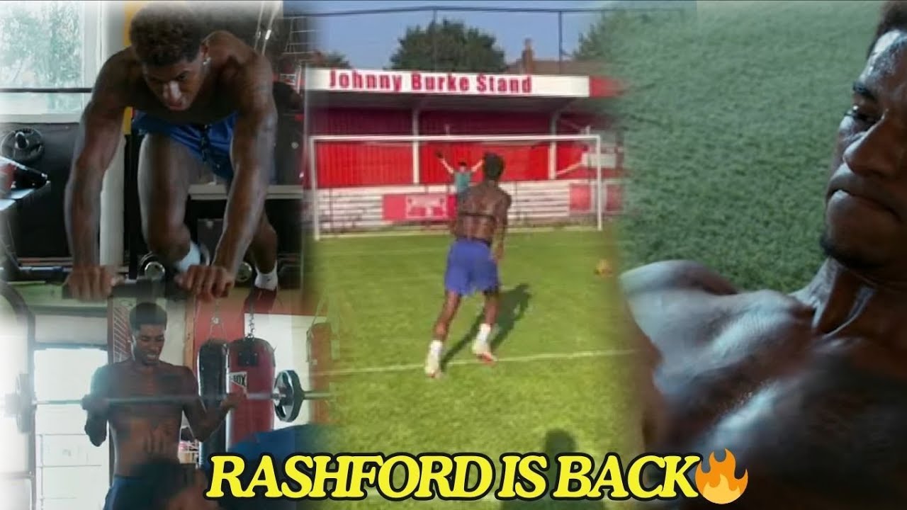 SAHRP 🔥Marcus Rashford Back In Training Gym Workout And Dribbles. - YouTube