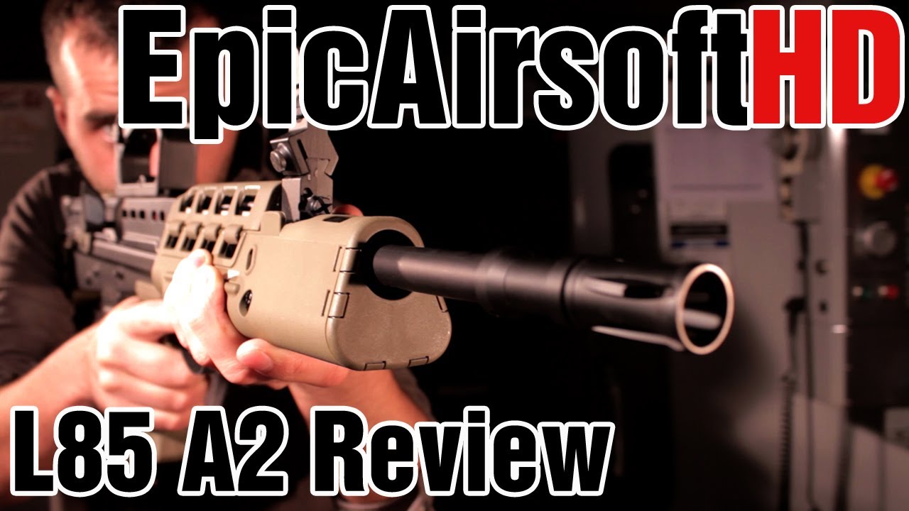 Airsoft gun review ICS L85 A2 30m + bench test - EpicAirsoftHD ...