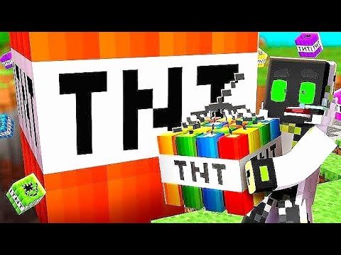 I CREATED AND DESTROYED GIANT TNT BUILDS IN MINECRAFT - YouTube