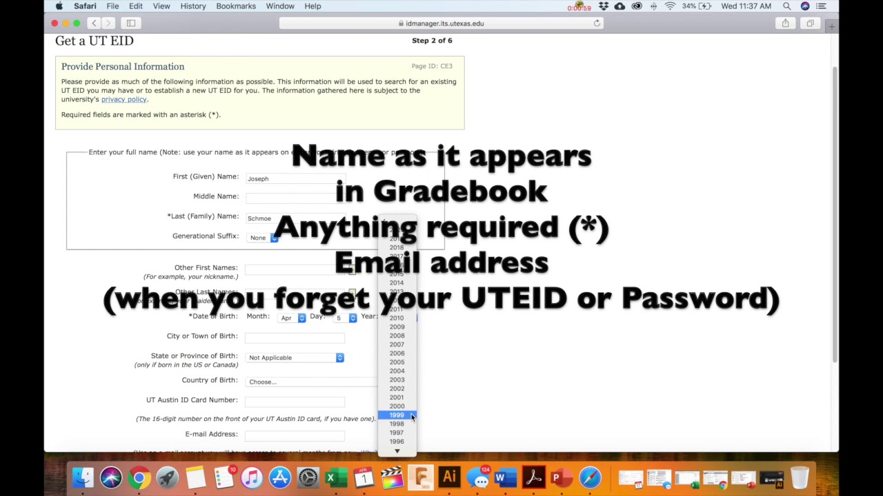 How Students Sign-Up for UT ID - YouTube