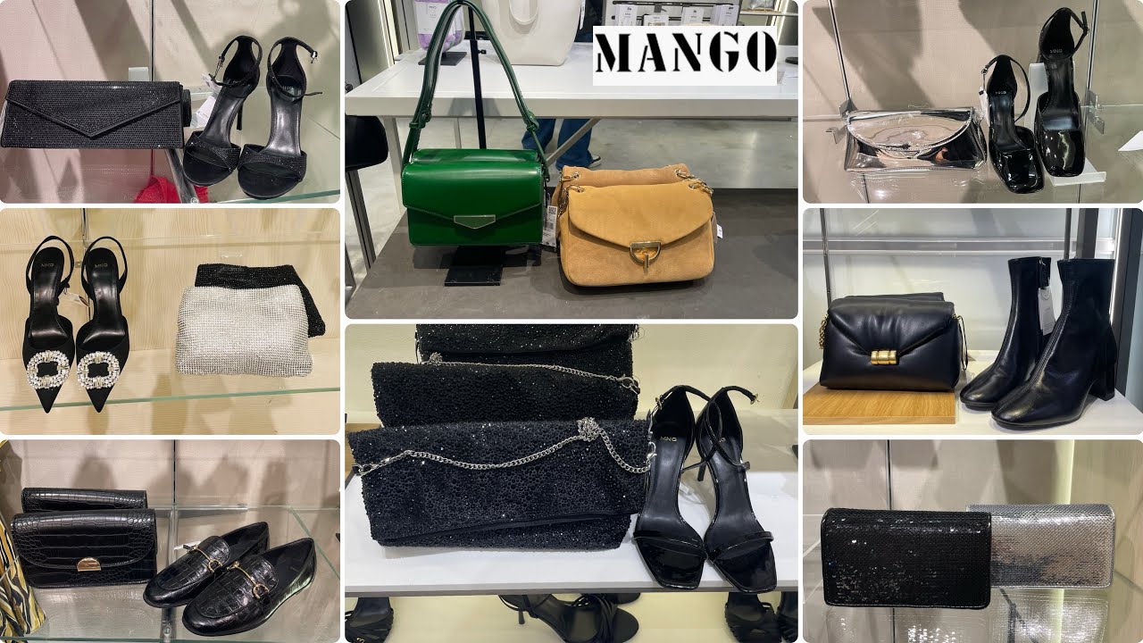 MANGO NEW COLLECTION BAGS & SHOES / NOVEMBER 2023 - YouTube