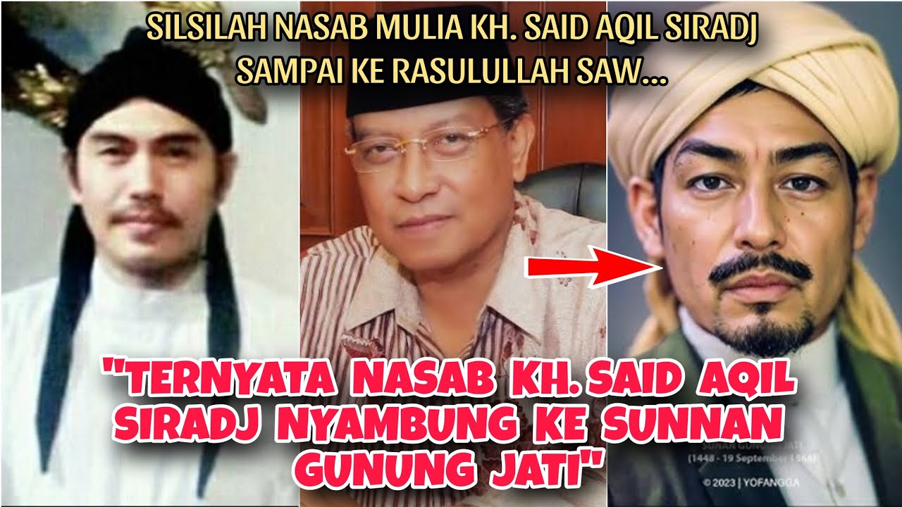 TEGAS Pembacaan Silsilah NASAB KH. Said Aqil Siradj Oleh Tubagus ...