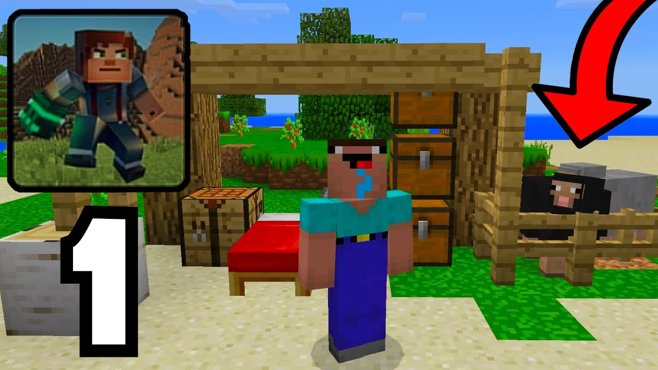 Multicraft: Crafting and Building - Survival gameplay part 1 - YouTube