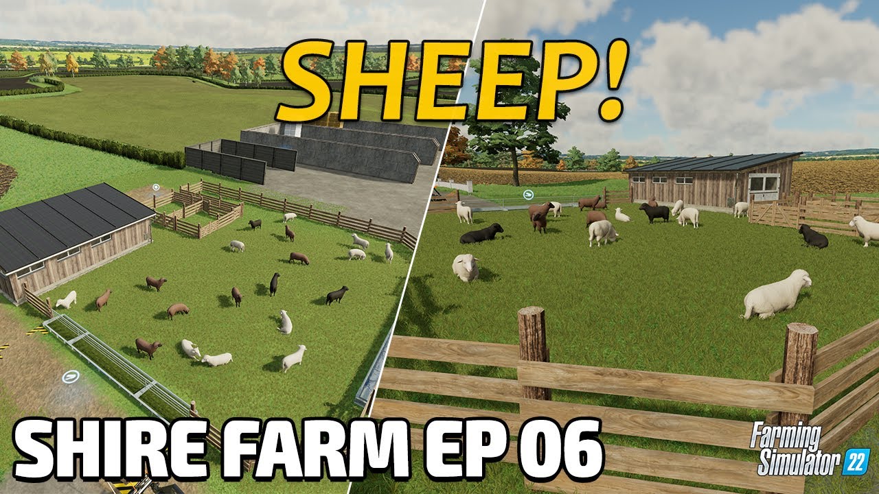 LETS GET SOME MORE ANIMALS! | SHIRE FARM - FARMING SIMULATOR 22 ...