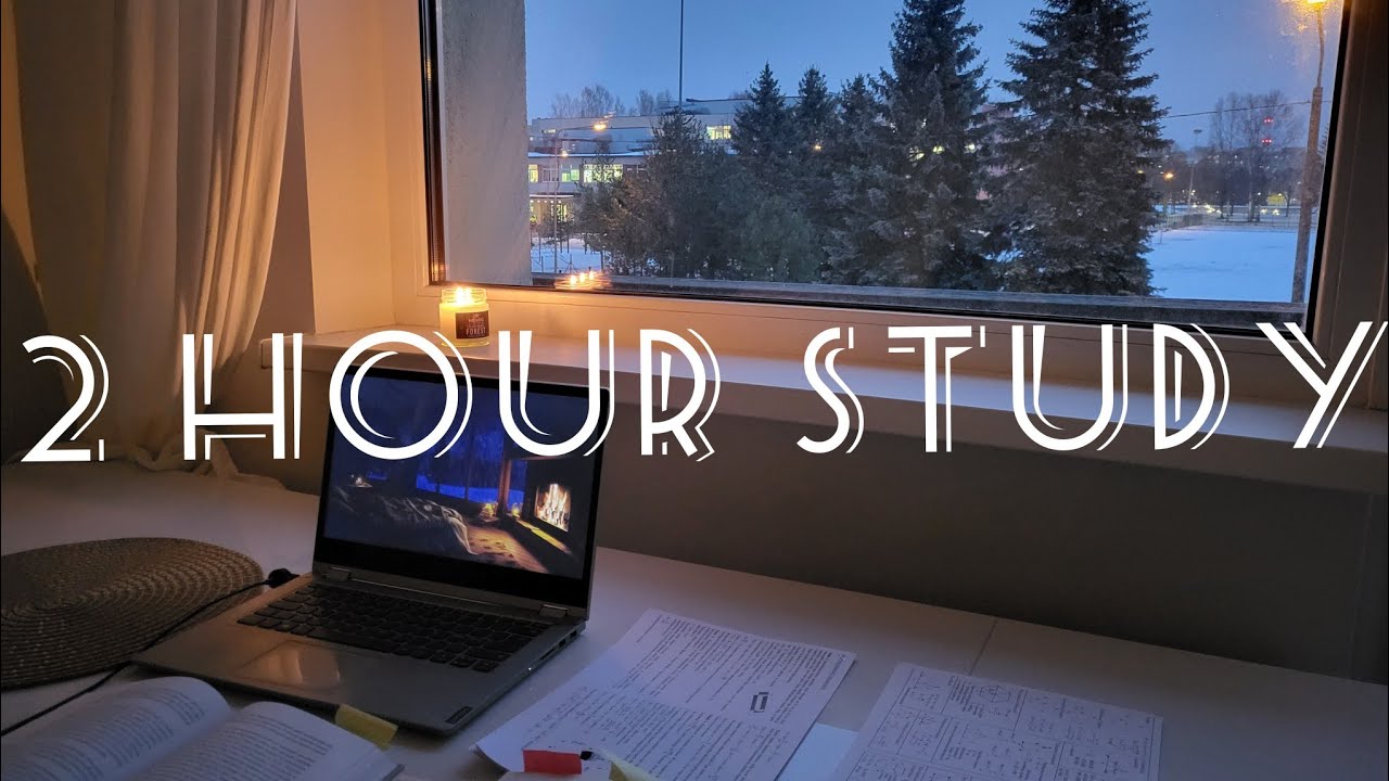 2HR STUDY| Heavy rain + background noise| 50/10 - YouTube