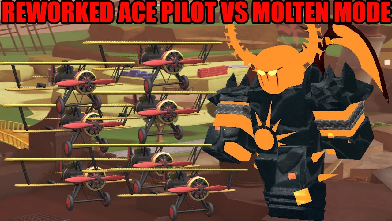[TDS] NEW REWORKED ACE PILOT VS MOLTEN MODE - YouTube