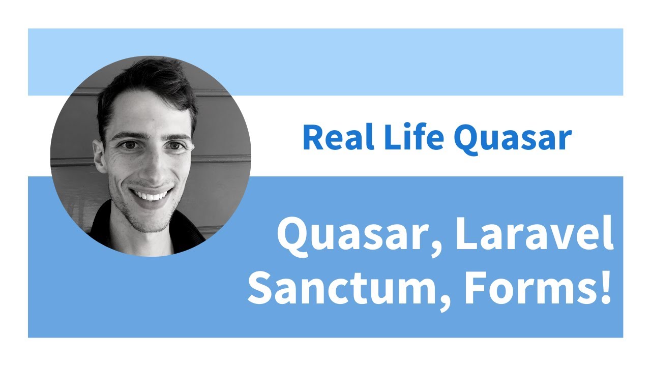 Creating "Quasar Content Form" (Laravel and Sanctum) - YouTube