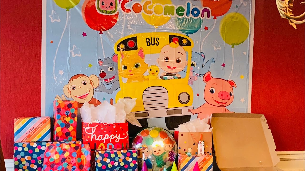 COCOMELON themed 4th BIRTHDAY 🥳 🎉🎂 - YouTube