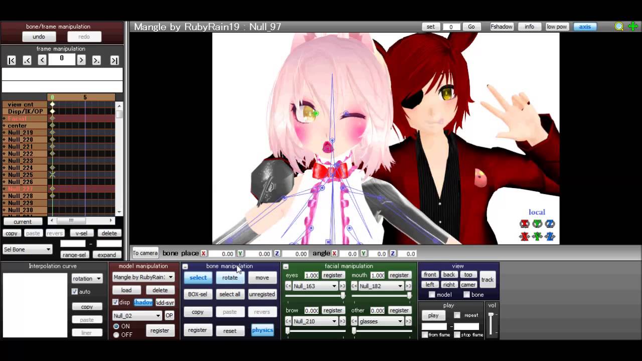 MMD [FNAF] - SpeedArt - FANGLE [Foxy - Mangle] - YouTube
