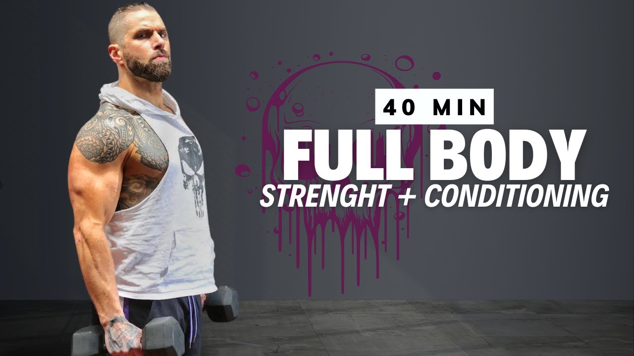 40 Min Full Body Workout with Dumbbells | Unreal Strength ...