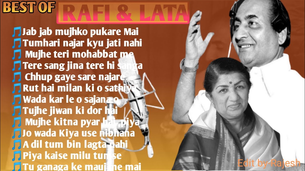 Lata And Rafi Ke Purane Sadabahar Gane ️🥰. Every Green Songs 💓.पुरानी ...