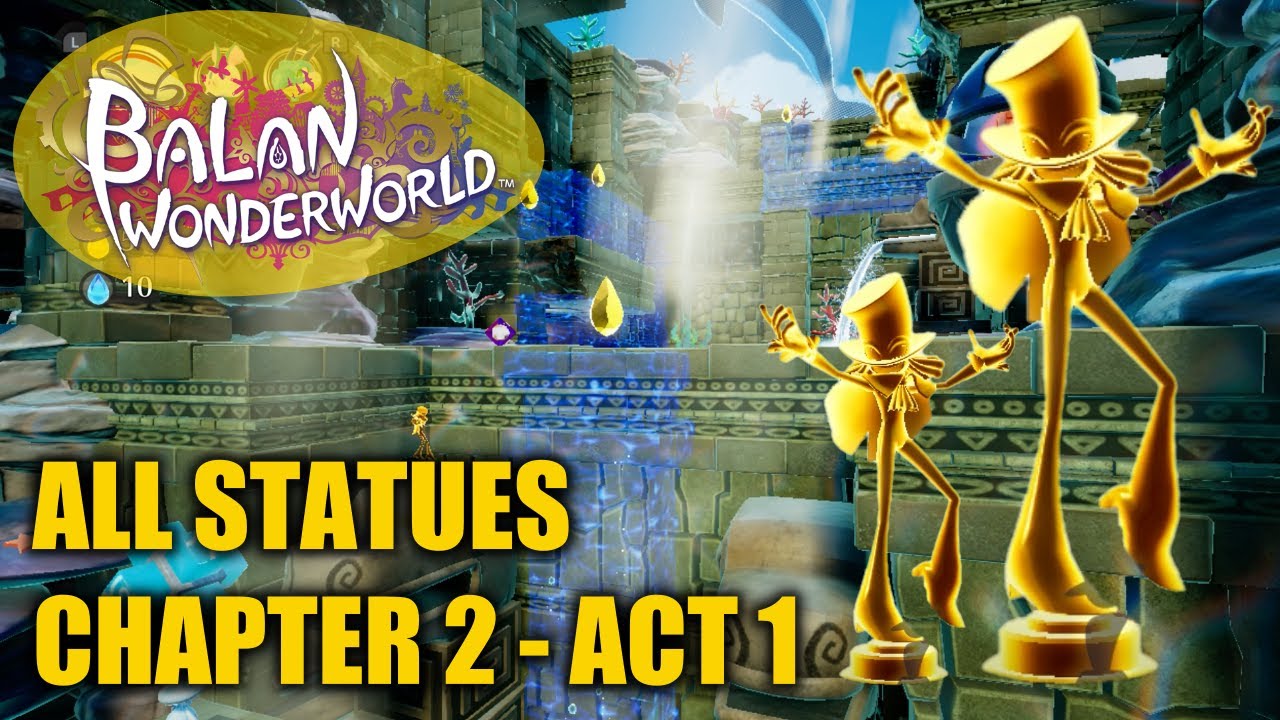 Balan Wonderworld - All Balan Statues Location - Chapter 2 Act 1 (All ...
