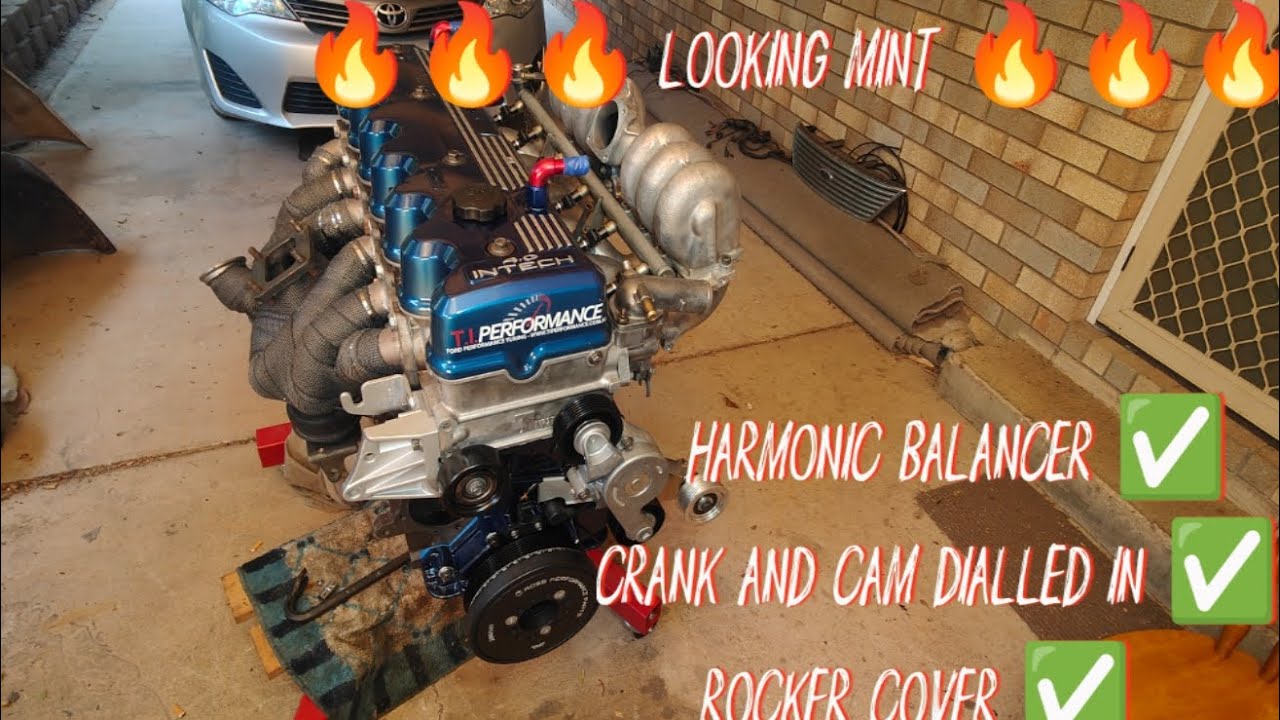 Getting closer & looking mint: balancer, timing, rocker cover | Ford AU ...