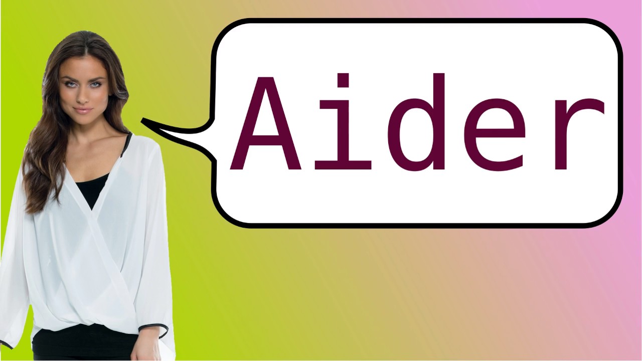 How to say aiden in French? - YouTube