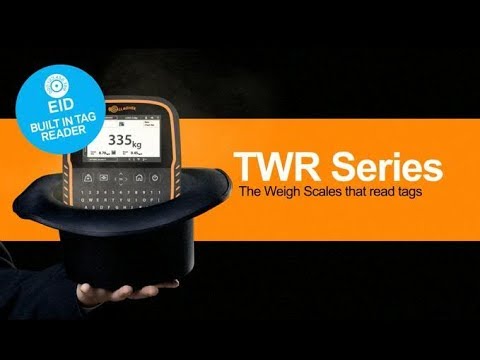 TWR Series Weigh Scales - The weigh scales that read tags - YouTube