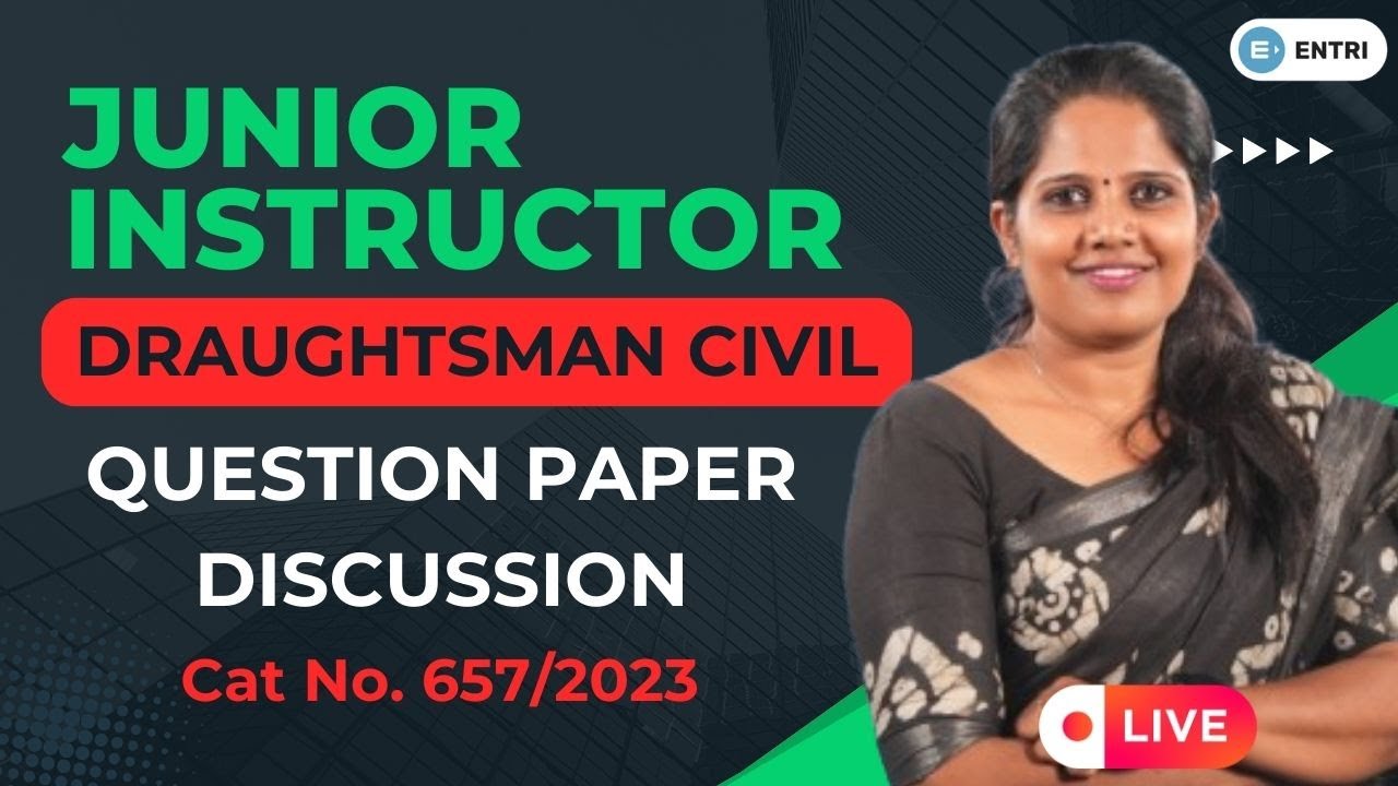 Junior Instructor Draughtsman Civil Question Paper Discussion YouTube junior-instructor-draughtsman-civil-question-paper-discussion-youtube