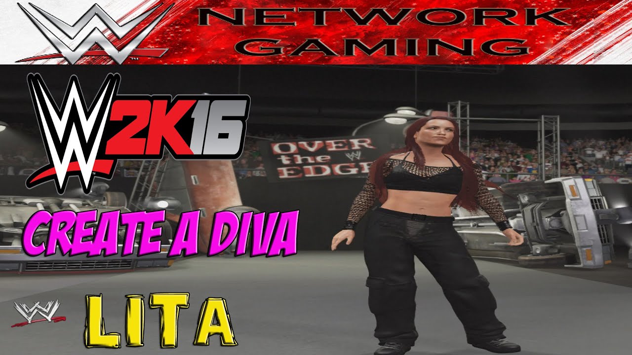 WWE 2K16 Create a Diva Lita CAW Community Creations PS4 / XBOX ONE ...