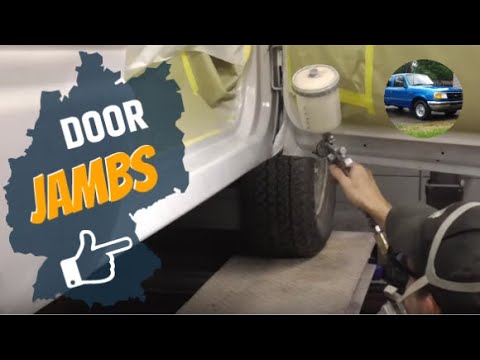 How to Prep and Paint Automotive Door Jambs - YouTube
