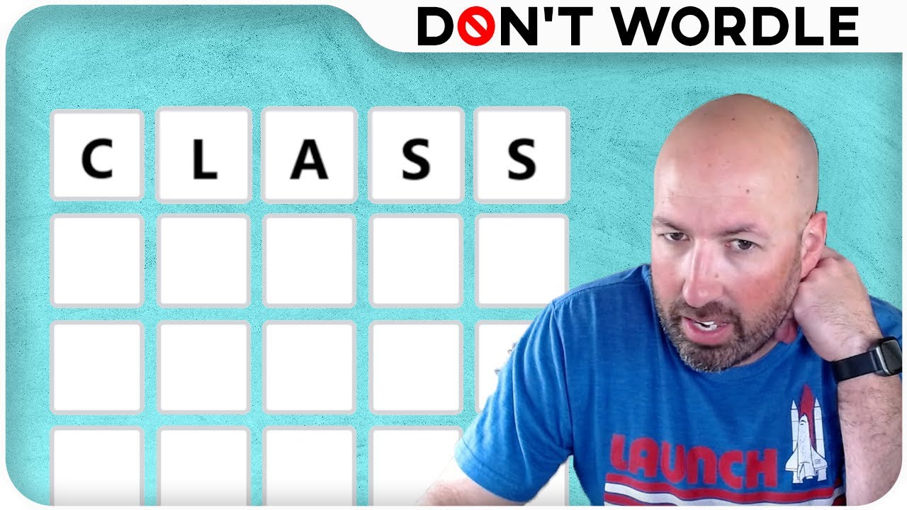 How to fail a wordle with CLASS - YouTube