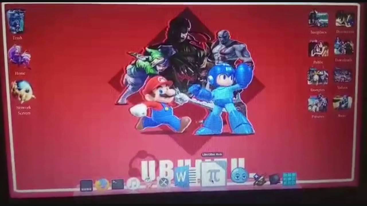 Remastering Linux Ubuntu tema Mac Os X, game, dan semi anime - YouTube