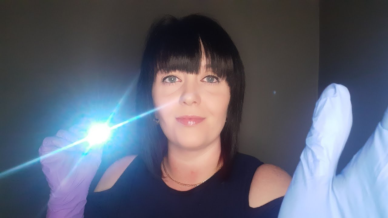 Asmr Face Touching With Gloves And Light Triggers Close Your Eyes