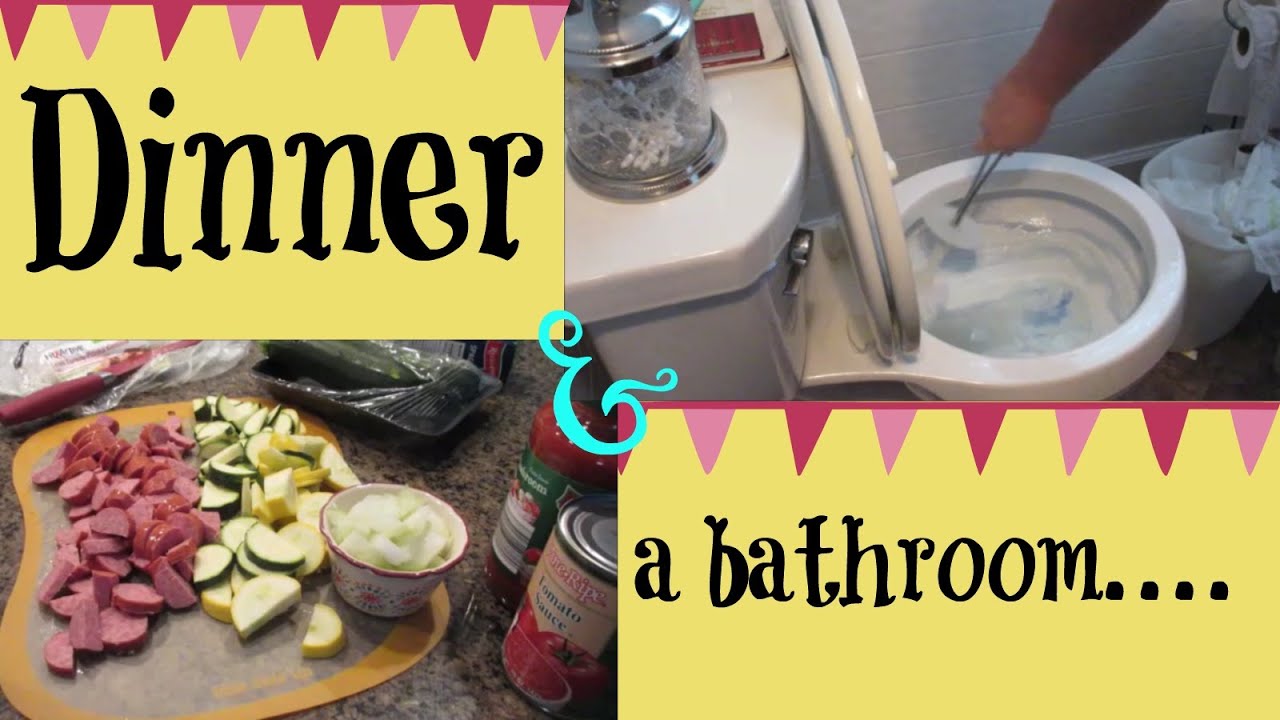 Dinner & a bathroom date.. - YouTube