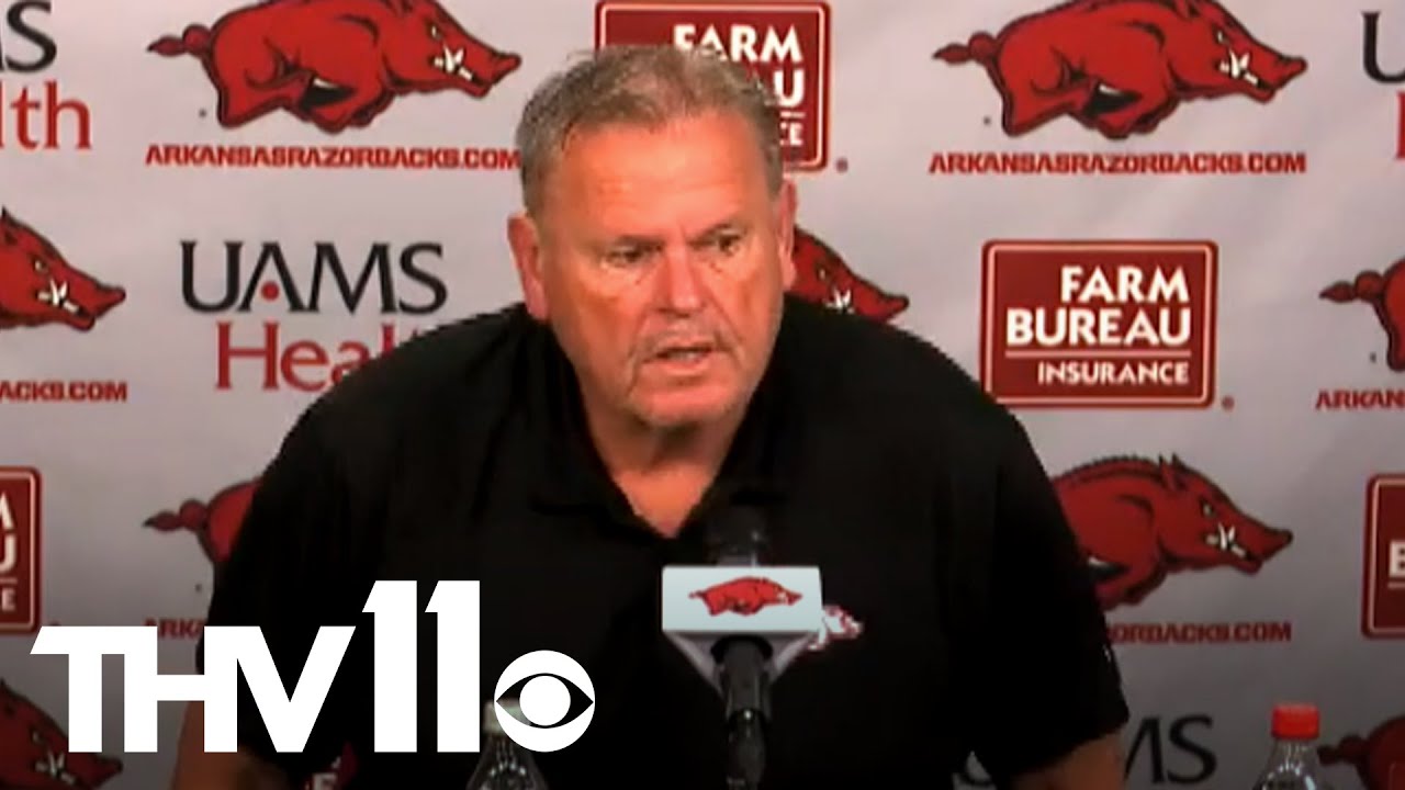 Sam Pittman speaks on Dan Enos firing - YouTube