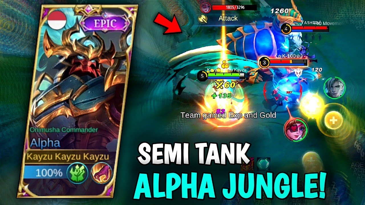 NEW ALPHA JUNGLE FAST ROTATION + UNLIMITED SKILLS!? | ALPHA SEMITANK ...
