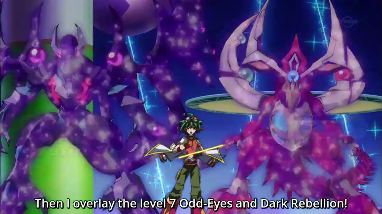 Yuuya summon Odd Eyes Rebellion Dragon - YouTube