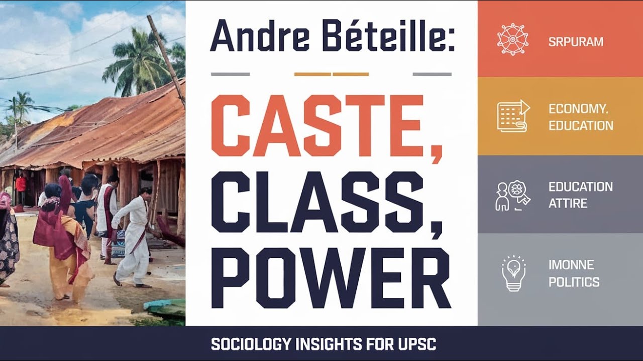 Andre Béteille: Caste, Class, and Power - Sociology Insights for UPSC ...