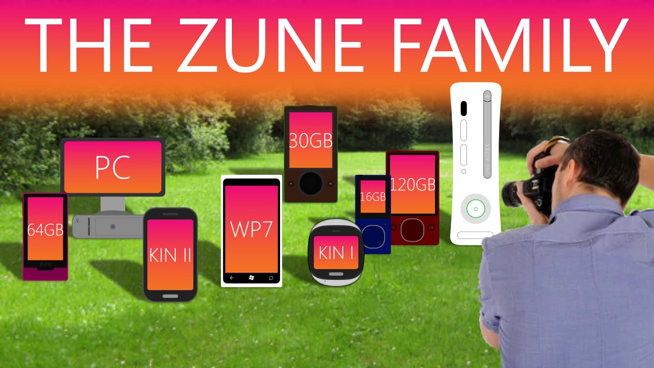 The Full Zune Device Family - YouTube