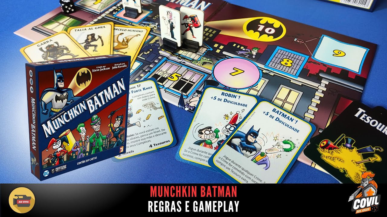 Munchkin Batman - Regras e Gameplay - YouTube
