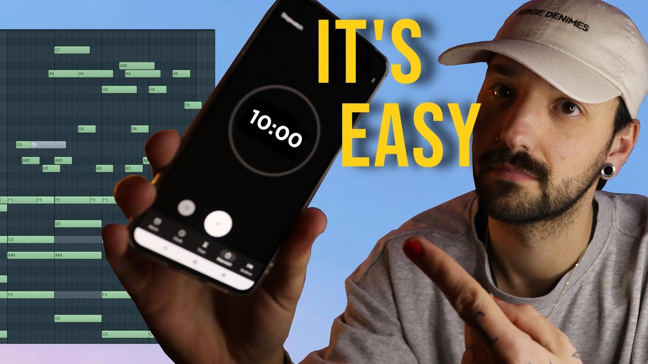 Making A Beautiful Lo-fi Piano Melody in 10 Minutes (Making a Lofi Beat ...