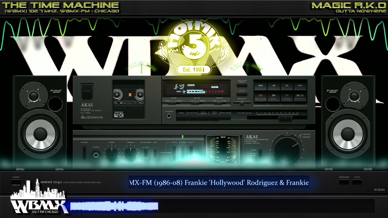 [WBMX] 102.7 Mhz, WBMX FM (1986-08) The Hot 5 Mix, Frankie 'Hollywood ...