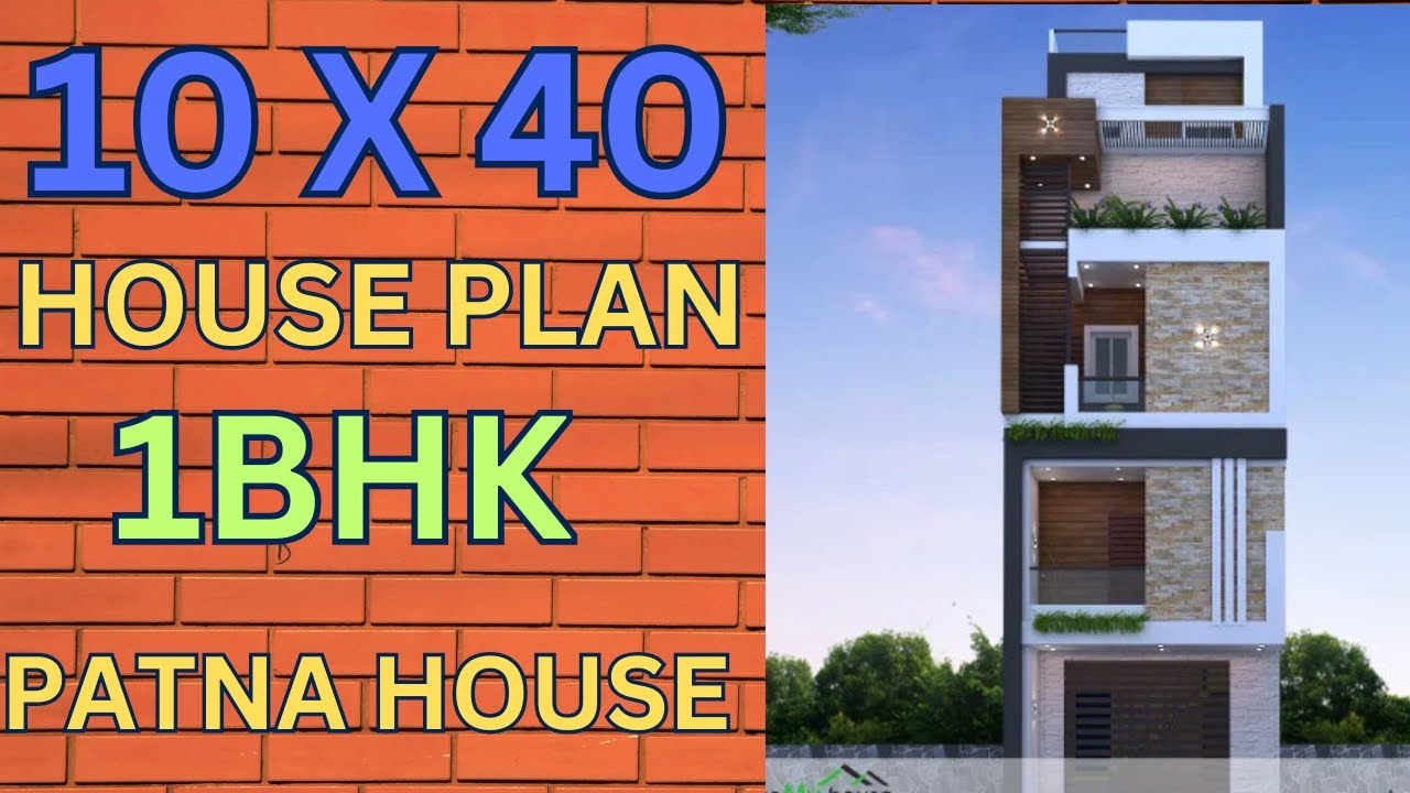 10X40 Feet House Plan || 10*40 House Design || 10 by 40 Best Plan ...