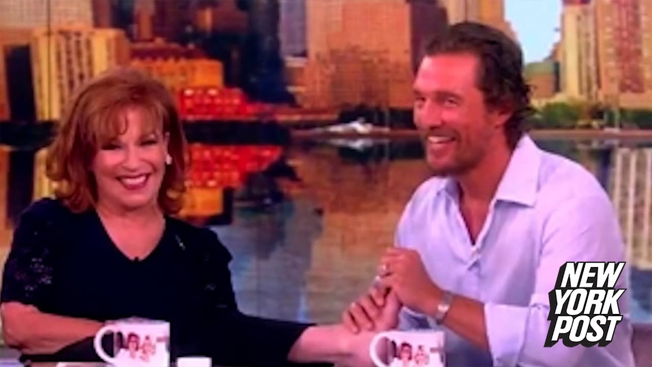 Matthew McConaughey gives Joy Behar a ‘dad’ foot massage on ‘The View ...