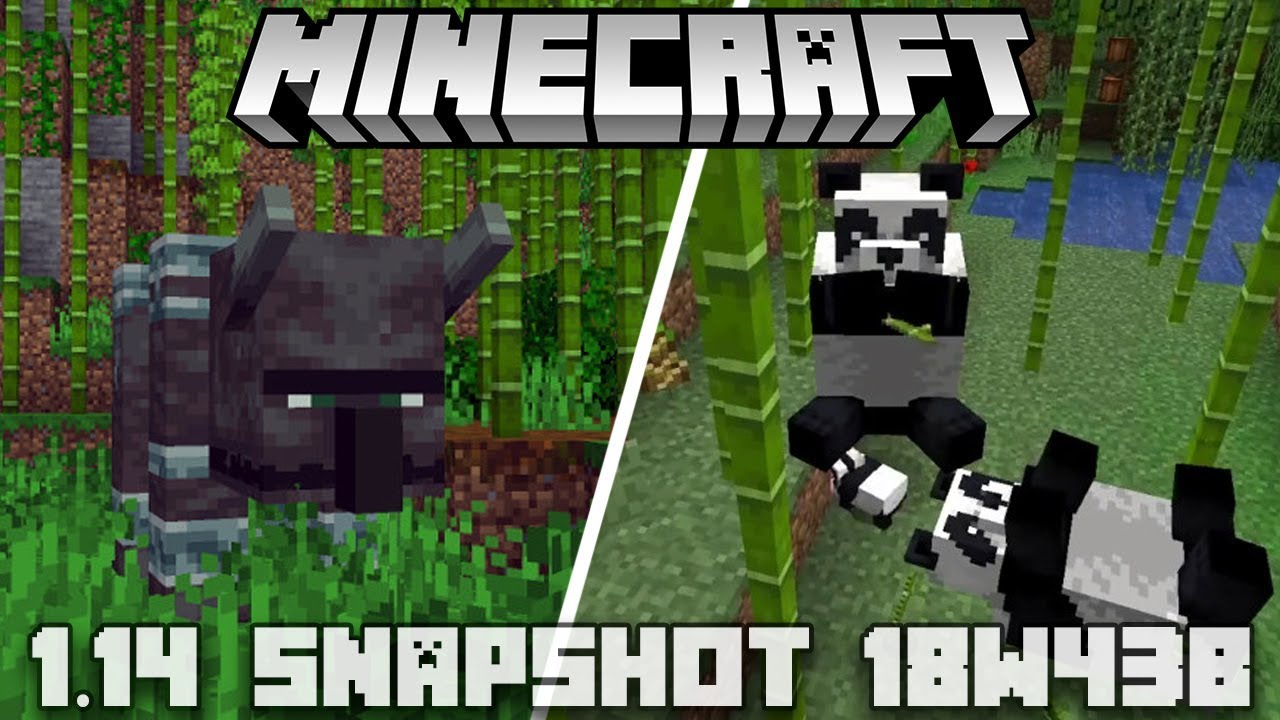 Minecraft 1.14 Snapshot 18W43B - YouTube