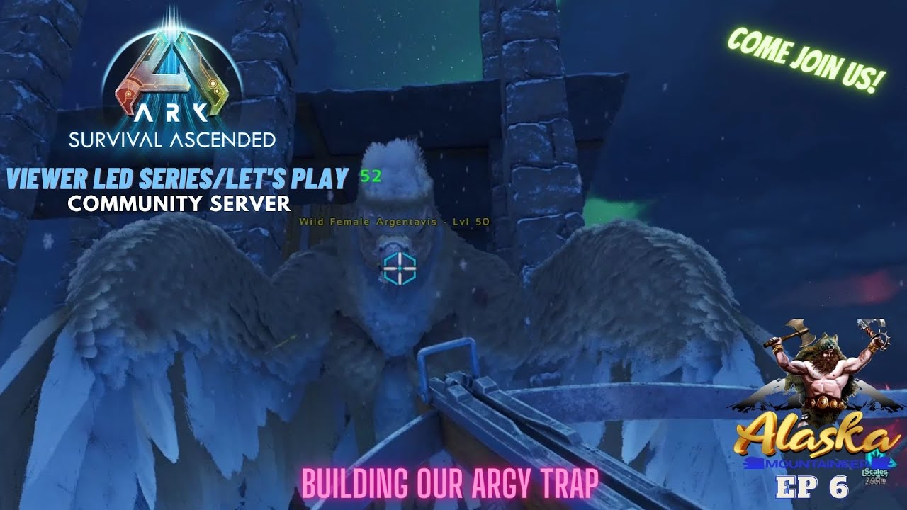 Ark Survival Ascended EP 6 Building our Argy Trap - YouTube