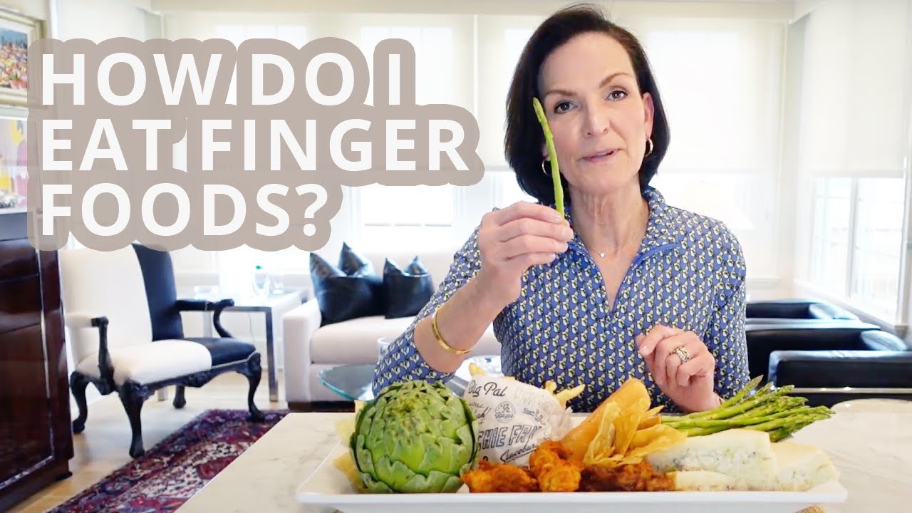 How to Eat Finger Food etiquette? - YouTube