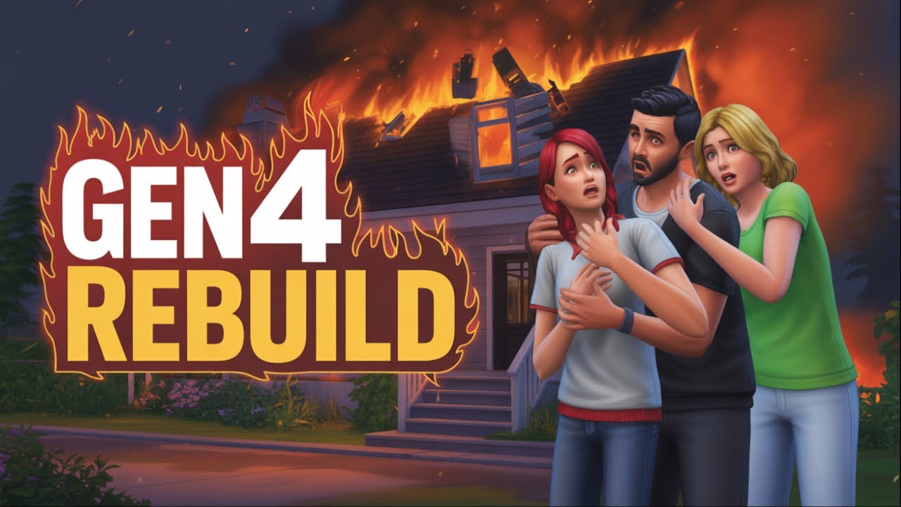 Rebuilding GEN 4 House from Scratch in Sims 4! #thesims4 #sims4build #legacychallenge - YouTube