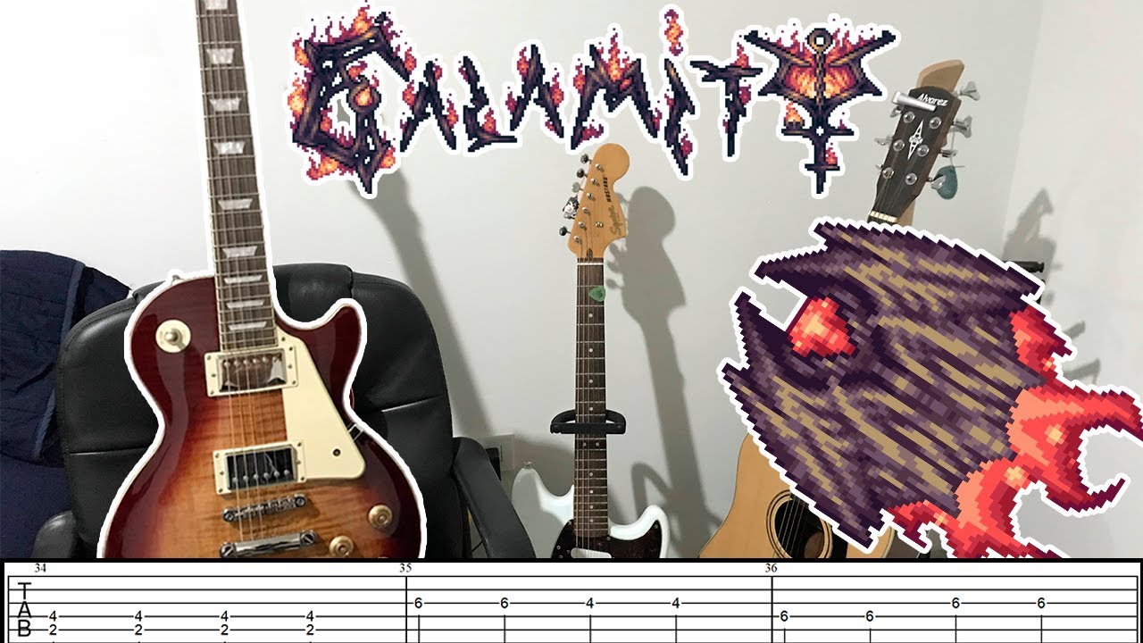 [TABS] Terraria Calamity Mod【Theme of Supreme Calamitas】Guitar Cover ...