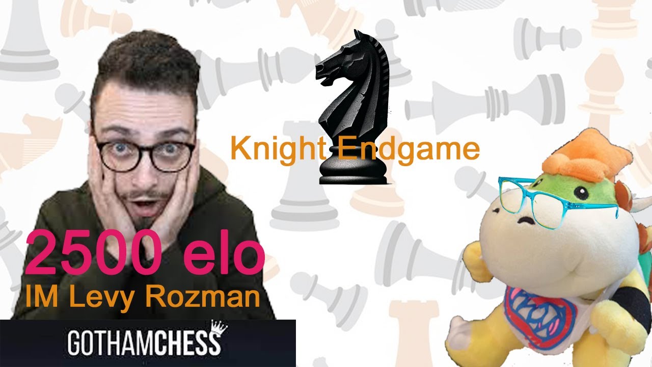 Epic Endgame ? with 2500 ELO Gotham Chess Levy Rozman (Black) - YouTube